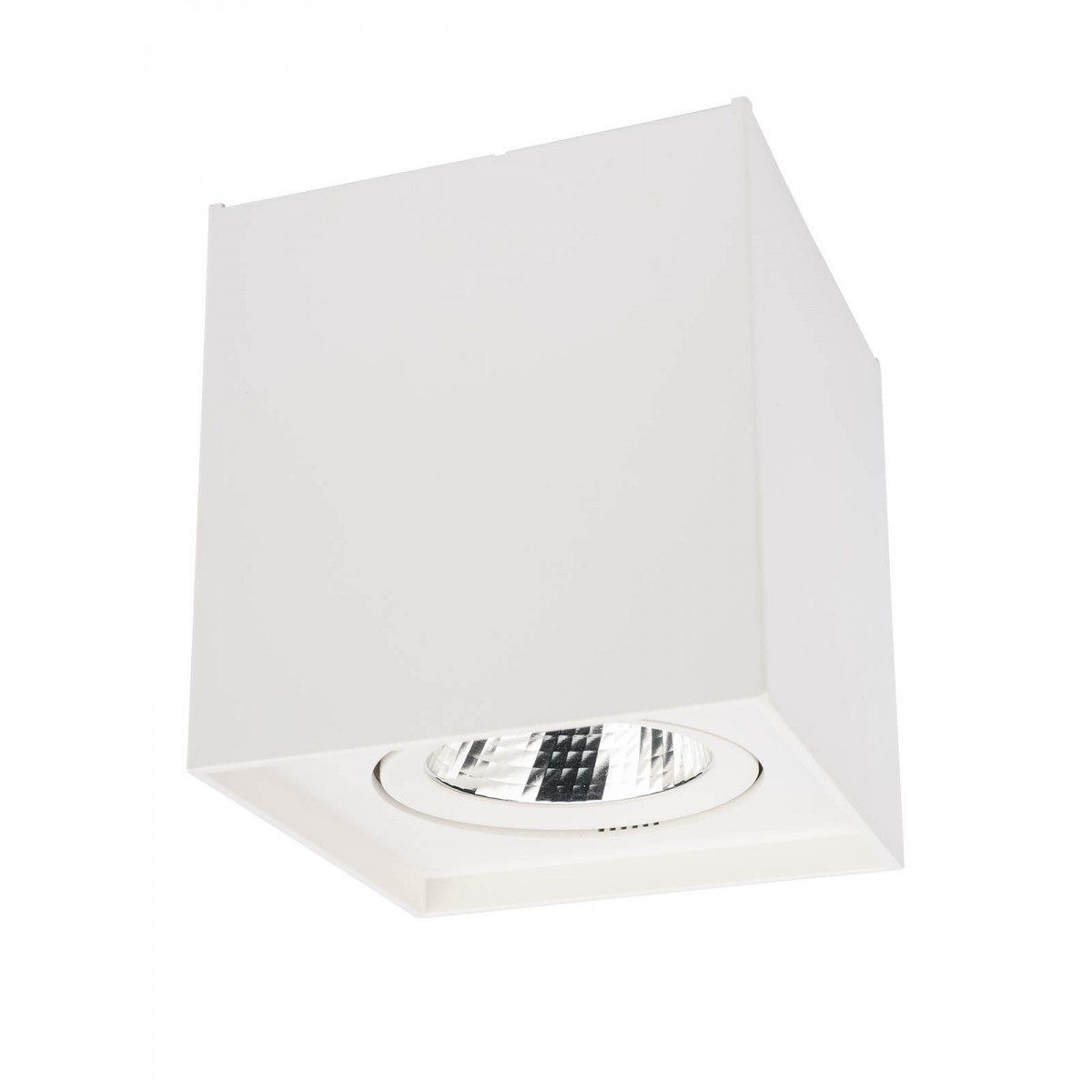 Spot LED aparent PC 01, 10W, lumina naturala, orientabil, alb mat ...